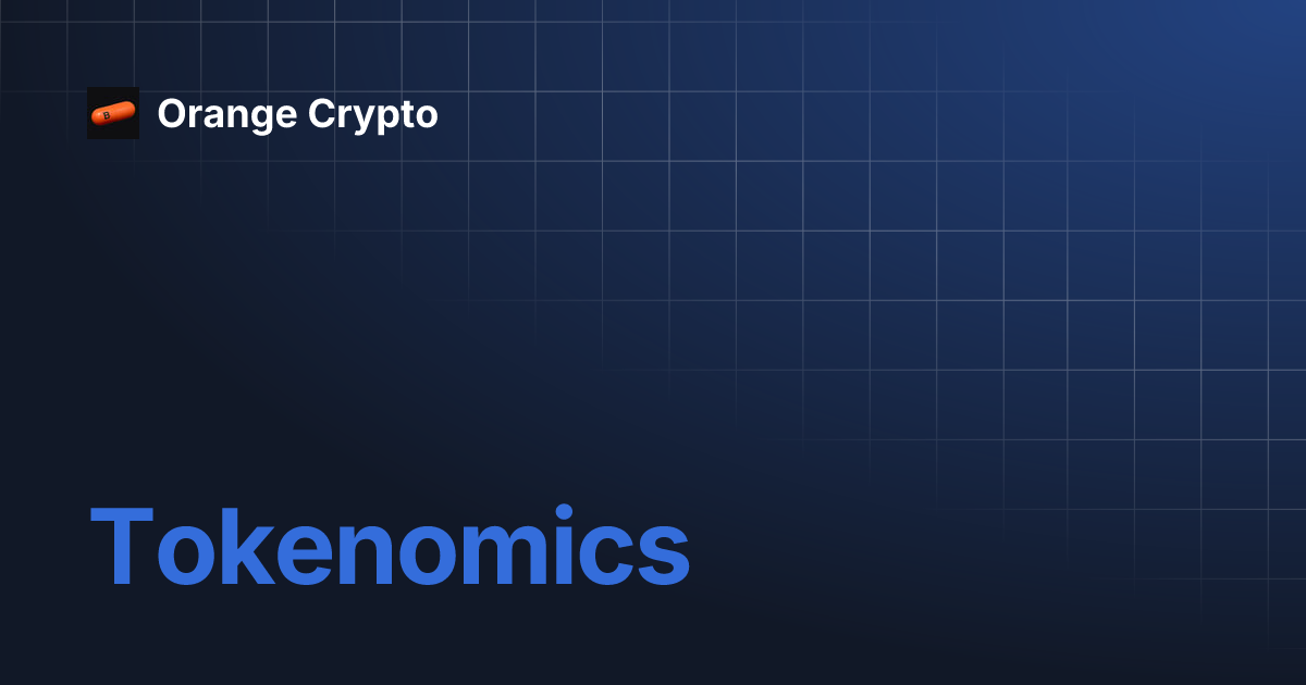 Tokenomics | Orange Crypto